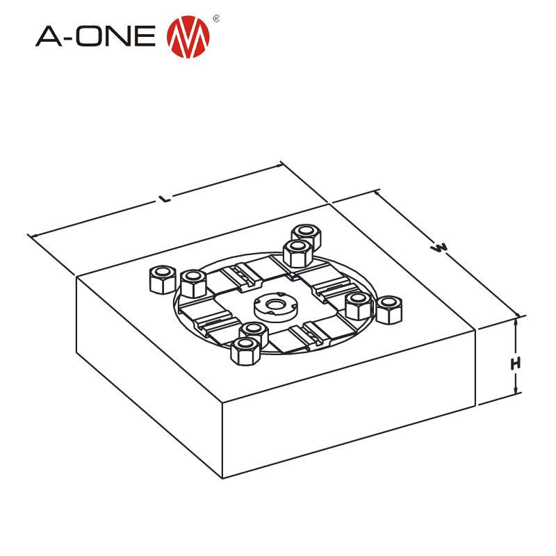 Magnetic plate 3A-110201 - Buy A-one jig, pipe clamp, power chuck ...
